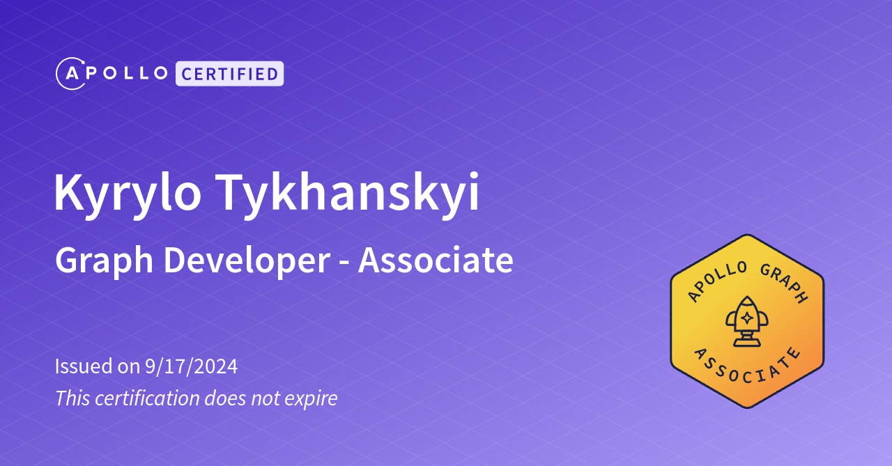 Developer certification - GraphQL Tutorials Developer certification - GraphQL Tutorials